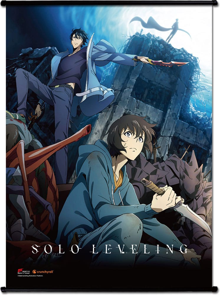 Solo Leveling - Sung Jinwoo: Key Art Ver. - Wallscroll (44 x 33 cm ...
