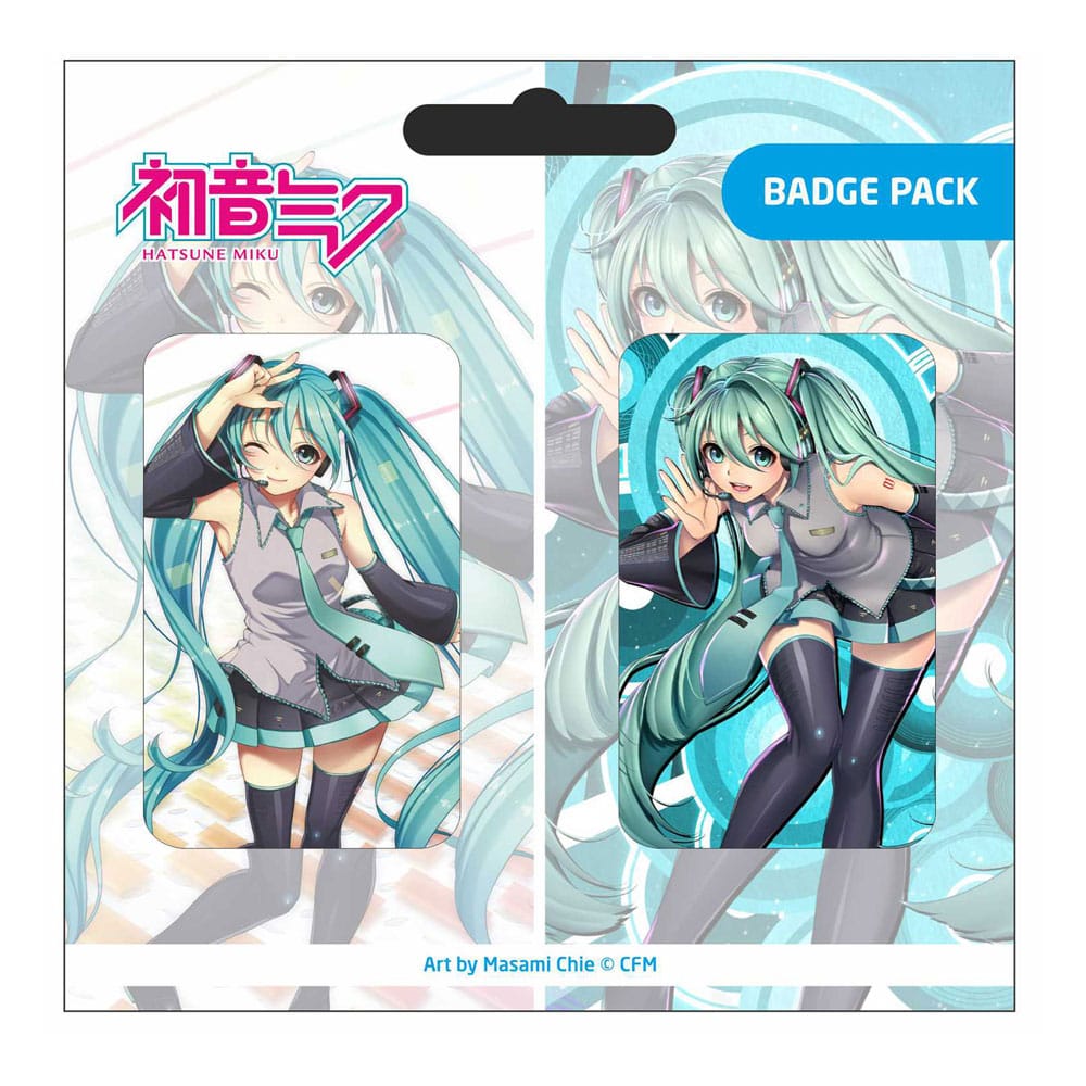 Vocaloid - Hatsune Miku - Pin Badges 2-Pack | Animerch